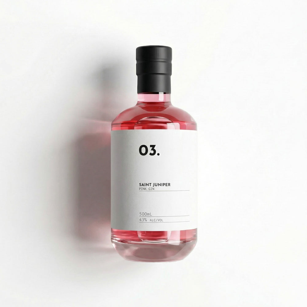 Raspberry & Finger Lime Pink Gin | Flavoured Gin | Saint Juniper